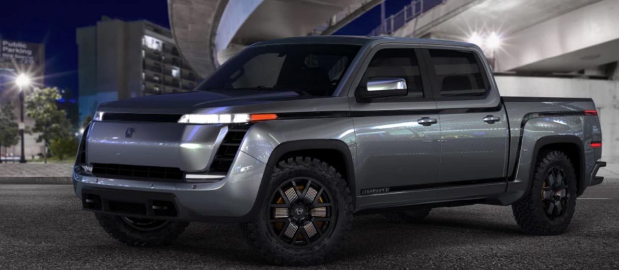 This pickup is powered by an electric motor in every wheel - TESSDrive™