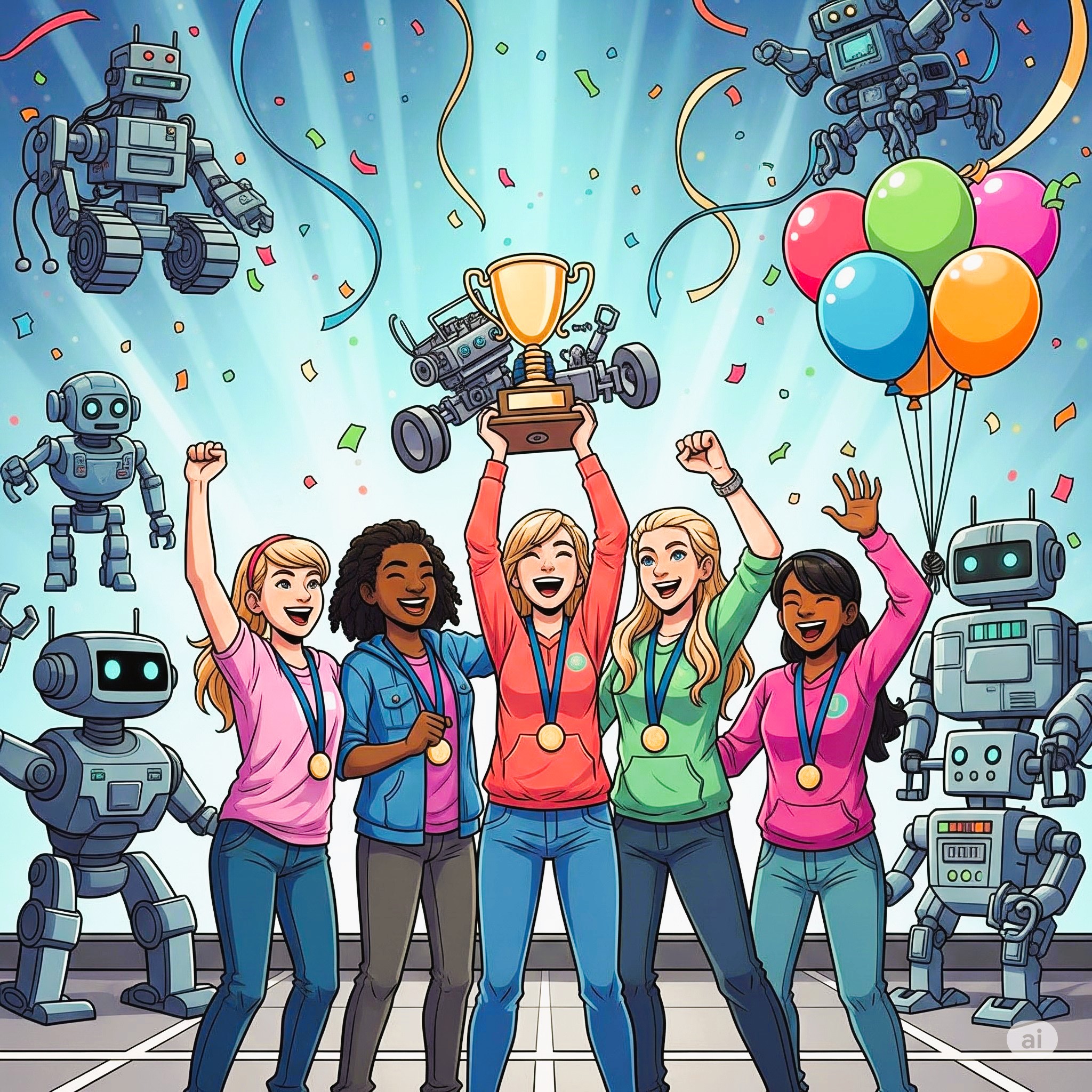 Alliances key to victory in girls’ robotics competition | TESSDrive™