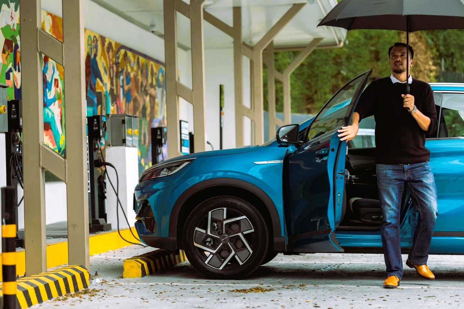 Charge your EV without the worry, rain or shine | TESSDrive™